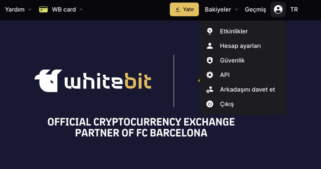 Hesap Ayarları: Detaylı bir Kılavuz | WhiteBIT TR Blog